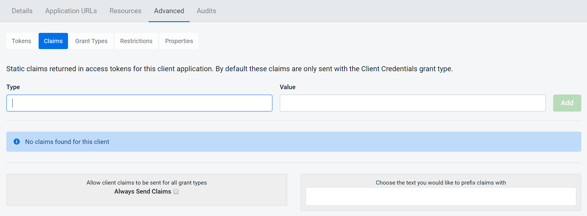 Editing Clients | AdminUI Documentation
