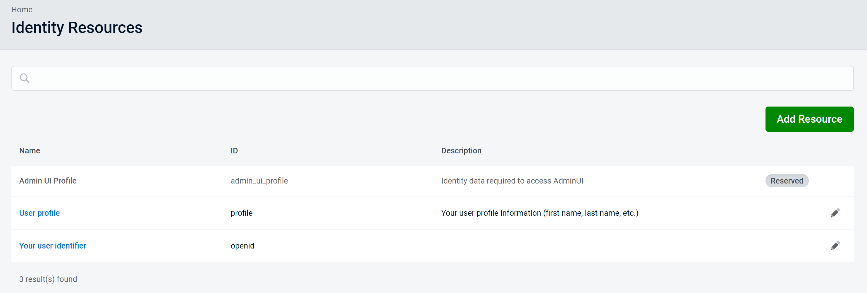 Searching for Resources | AdminUI Documentation