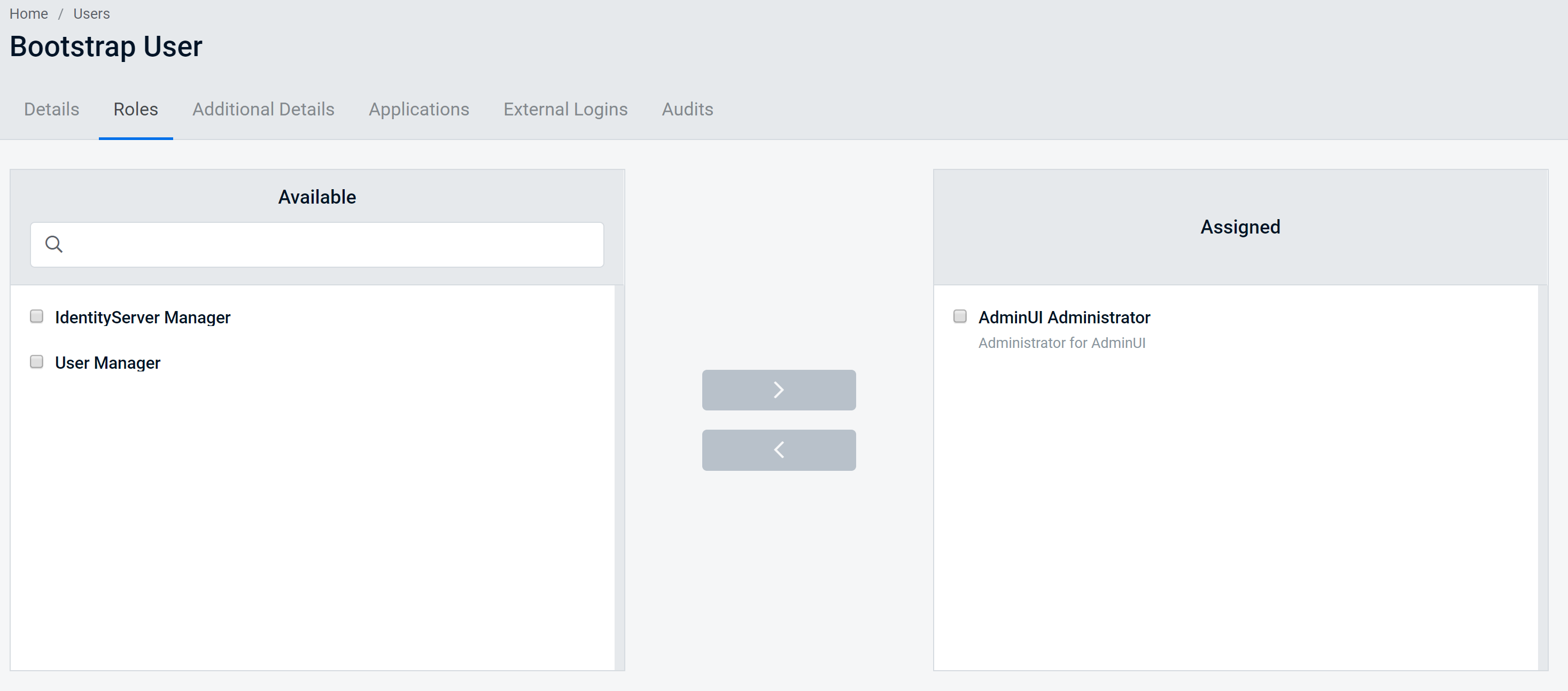 Editing Users | AdminUI Documentation